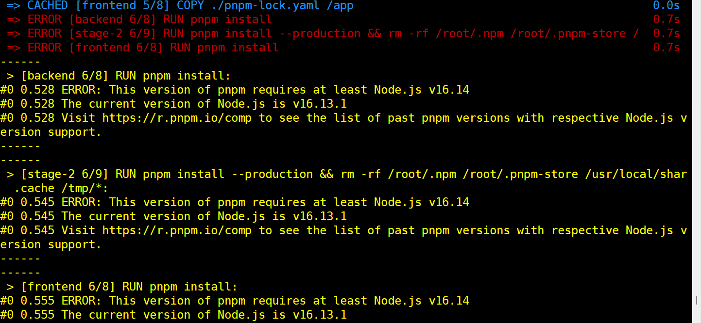 main的docker按文档执行build报错 · Issue #1107 · Chanzhaoyu/chatgpt-web · GitHub