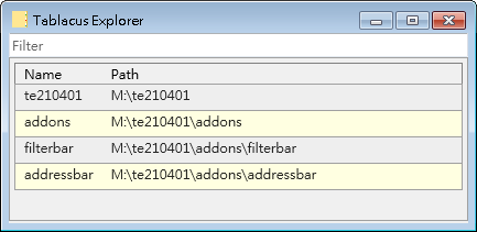 Tab list - problem and enhancement · Issue #262 · tablacus/TablacusExplorerAddons · GitHub