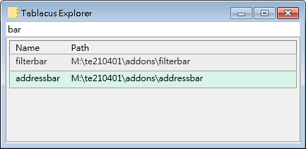 Tab list - problem and enhancement · Issue #262 · tablacus/TablacusExplorerAddons · GitHub