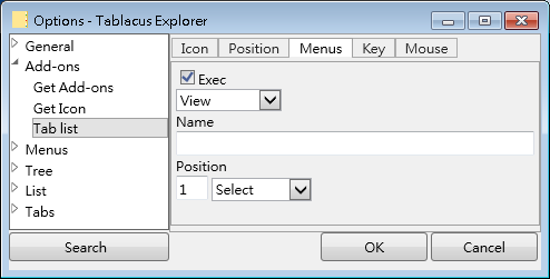 Tab list - problem and enhancement · Issue #262 · tablacus/TablacusExplorerAddons · GitHub