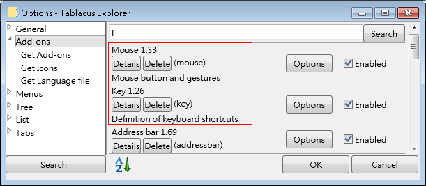 Add-on search box problems · Issue #521 · tablacus/TablacusExplorer · GitHub