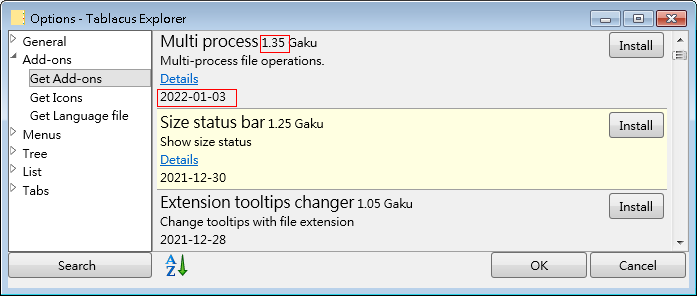 Multi process - New version 1.36? · Issue #311 · tablacus/TablacusExplorerAddons · GitHub