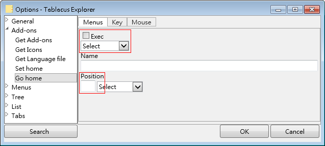 Set home / Go home - Default not set · Issue #324 · tablacus/TablacusExplorerAddons · GitHub