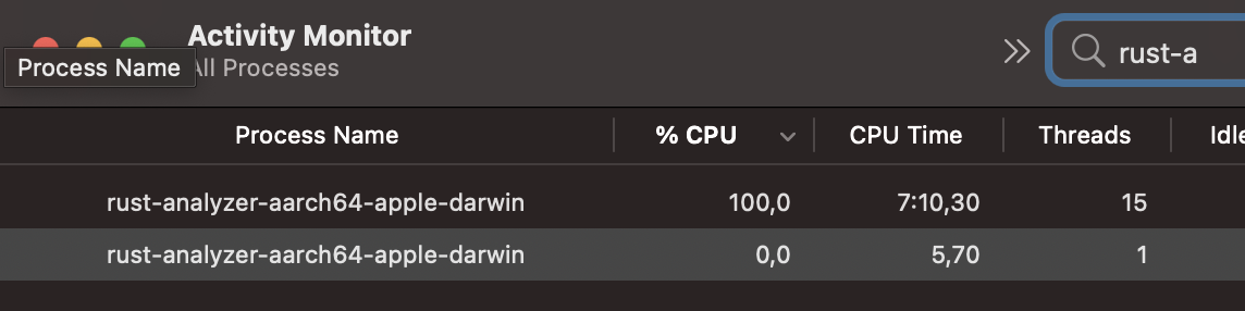 vscode + rust analyzer close rustc processes on exit · Issue #5258 · rust-lang/rust-analyzer ...