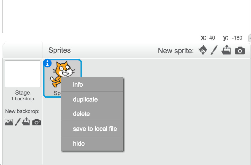 Context Menu · Issue #224 · scratchfoundation/scratch-gui · GitHub