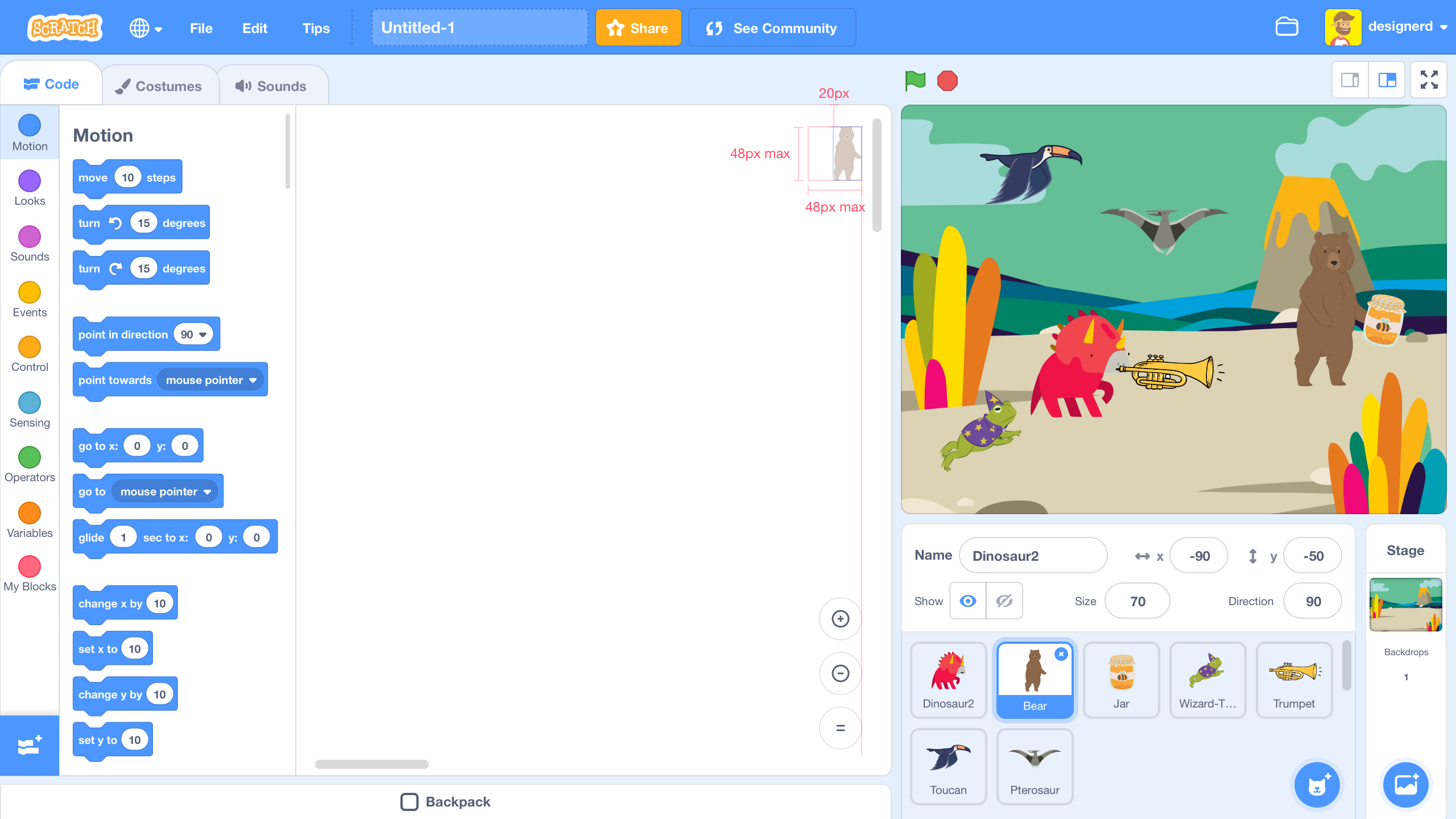 Sprite Bg Watermark On Blocks Workspace · Issue 2826 · Scratchfoundation Scratch Gui · Github