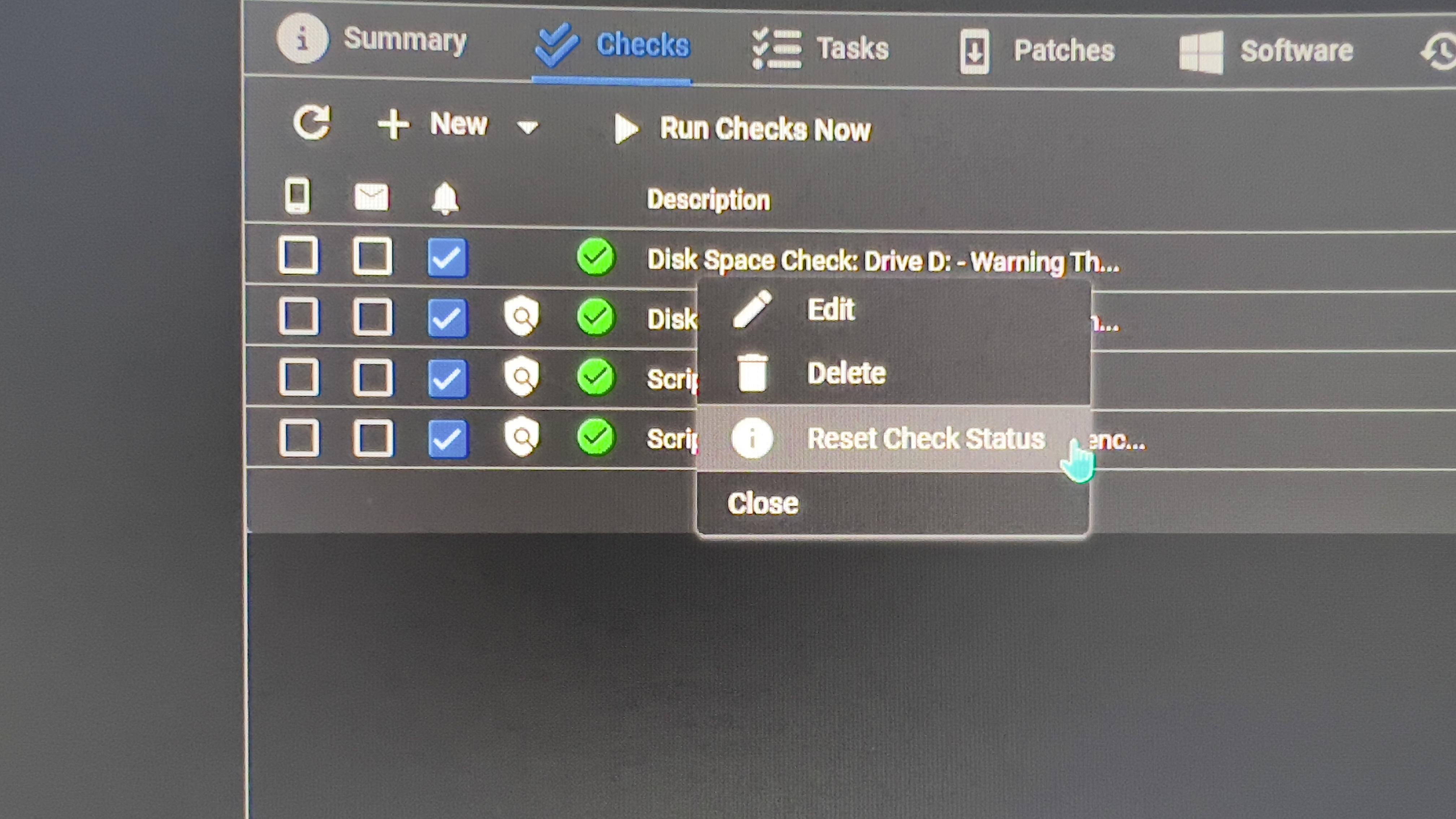 Feature Request: Reset all Checks Button · Issue #1615 · amidaware ...