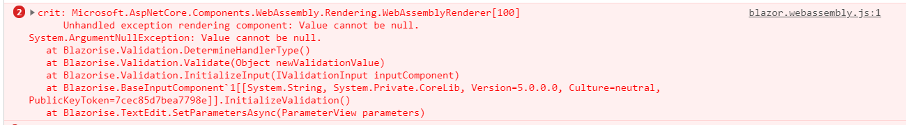 Validation component @bind-Status · Issue #2073 · Megabit/Blazorise · GitHub