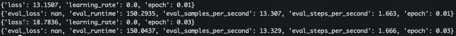 eval_loss is always 'nan' · Issue #193 · tloen/alpaca-lora · GitHub