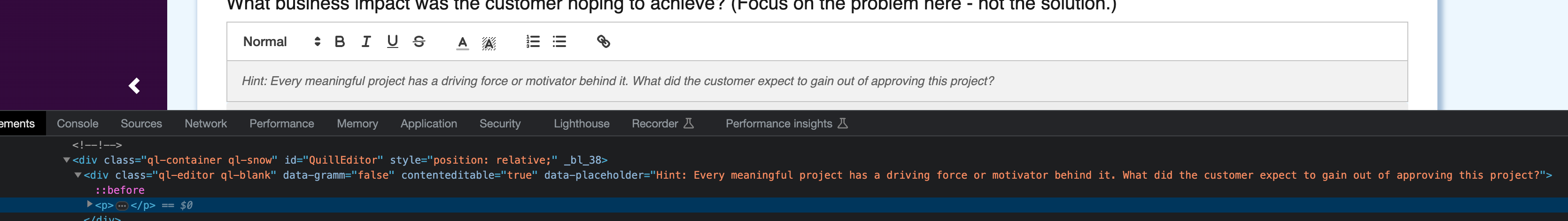 Placeholder not displaying correctly in Editor content · Issue #64 · Blazored/TextEditor · GitHub