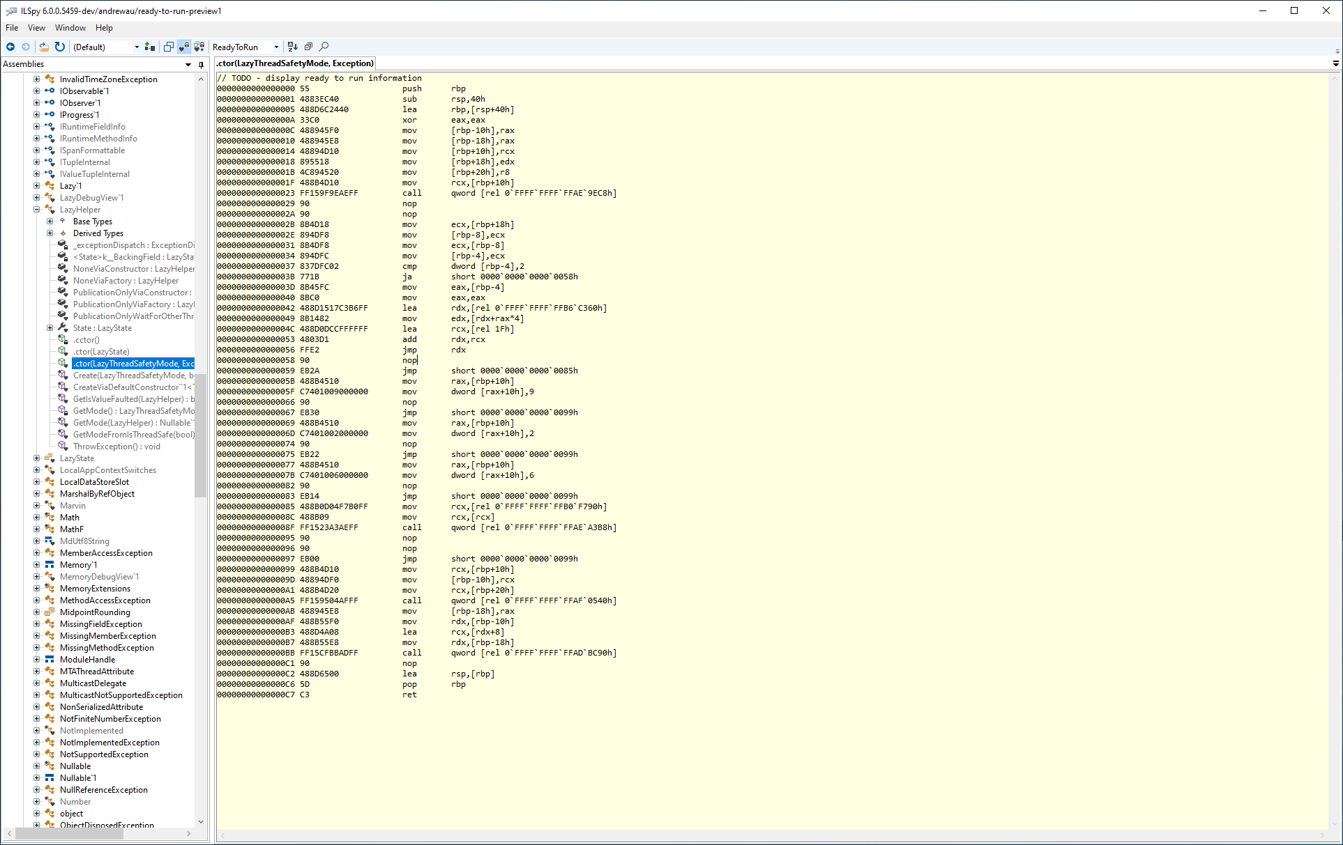 ReadyToSpy · Issue #1864 · icsharpcode/ILSpy · GitHub