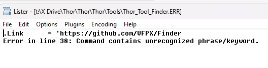 Problem using Tool menu in Thor · Issue #34 · VFPX/Thor · GitHub