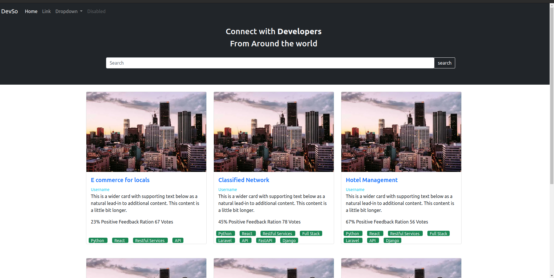 GitHub - rcoffie/devSo: DevSocial , Check readme