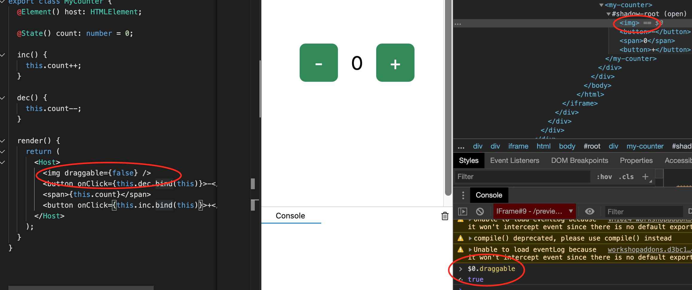 `draggable False ` Doesnt Render Correctly · Issue 2484 · Ionic Team