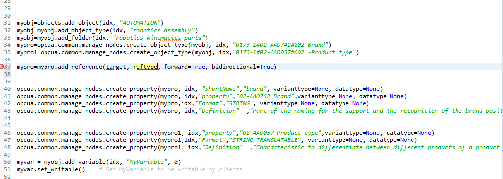 Adding References · Issue #640 · FreeOpcUa/python-opcua · GitHub