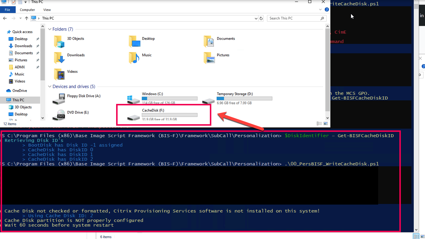 personalization fails if the write-cache drive is not formatted · Issue #302 · EUCweb/BIS-F · GitHub