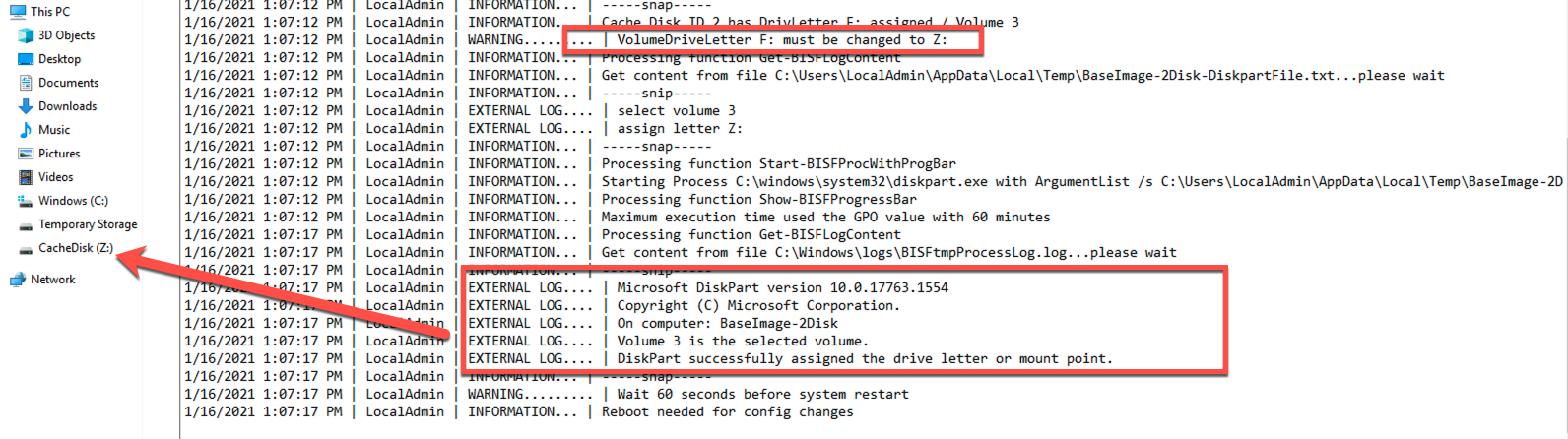 personalization fails if the write-cache drive is not formatted · Issue #302 · EUCweb/BIS-F · GitHub