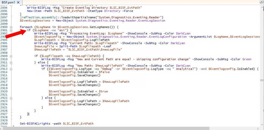 Eventlog redirection exlusion · Issue #352 · EUCweb/BIS-F · GitHub