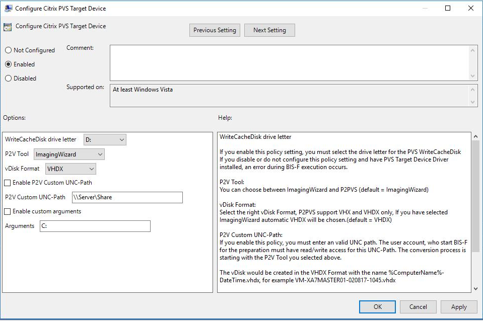 Make any PVS conversion work Optional · Issue #46 · EUCweb/BIS-F · GitHub