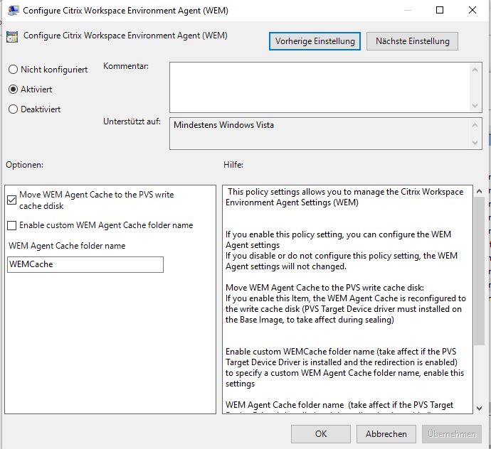 ADMX extension: Configure WEM Cache to persistent drive · Issue #11 · EUCweb/BIS-F · GitHub