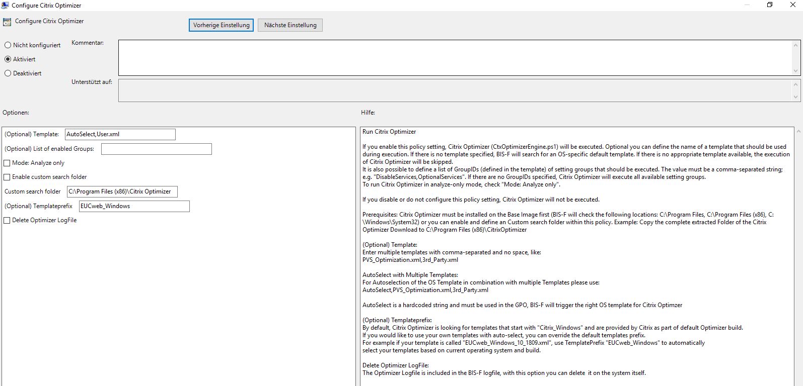 Add an option to delete the log files for Citrix Optimizer · Issue #65 · EUCweb/BIS-F · GitHub