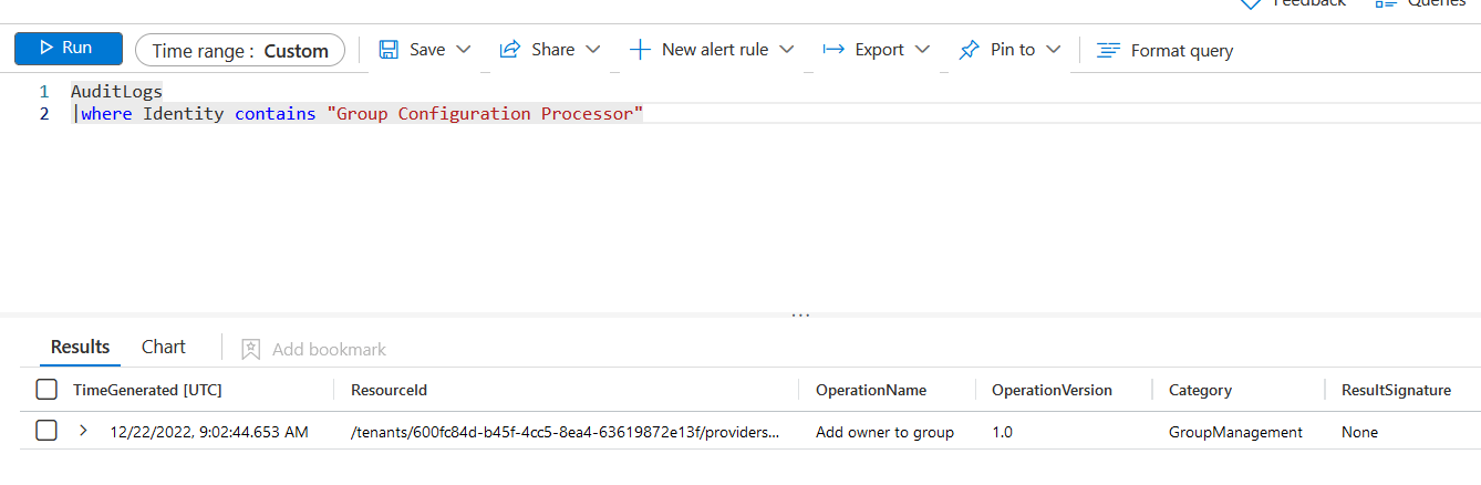 Ownerless group events missing in Sentinel Audit log query · Issue #7050 · Azure/Azure-Sentinel ...