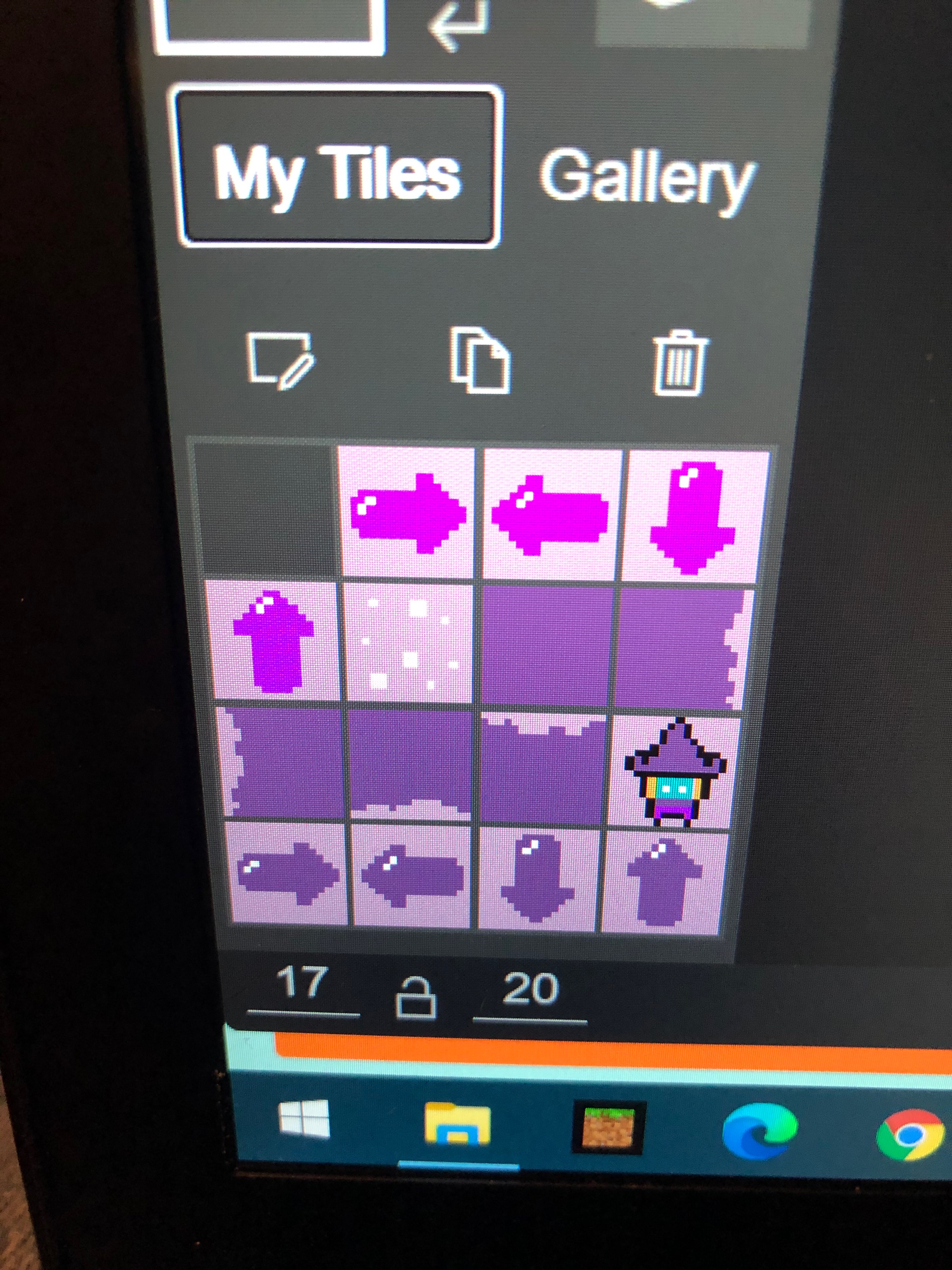 Tilemap gallery navigation arrows cut off in some resolutions · Issue #2729 · microsoft/pxt ...