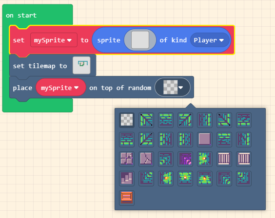Tile selector block in maze tutorial shows incorrect tileset · Issue #1669 · microsoft/pxt ...