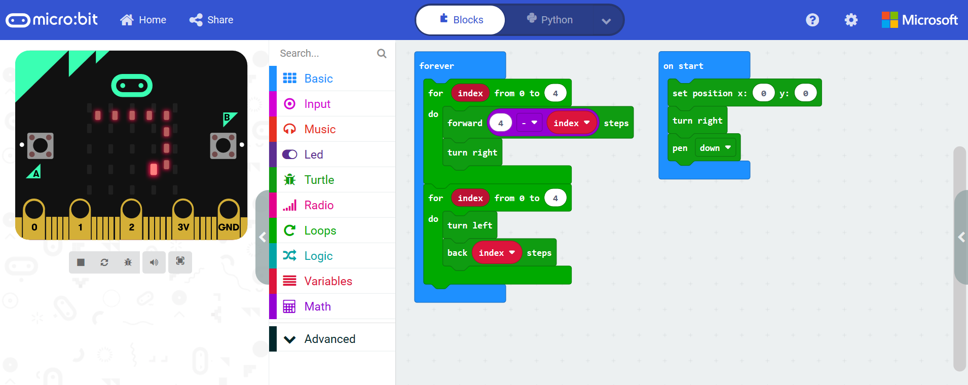 Old Edge Turtle Leds Are Incorrectly Offset · Issue 3190 · Microsoftpxt Microbit · Github 