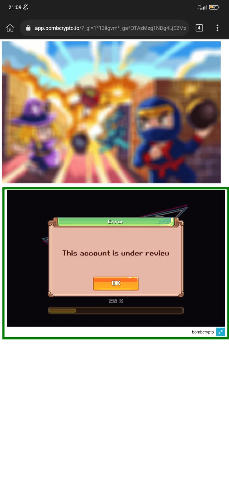 Esta conta está em revisão · Issue #461 · mpcabete/bombcrypto-bot · GitHub