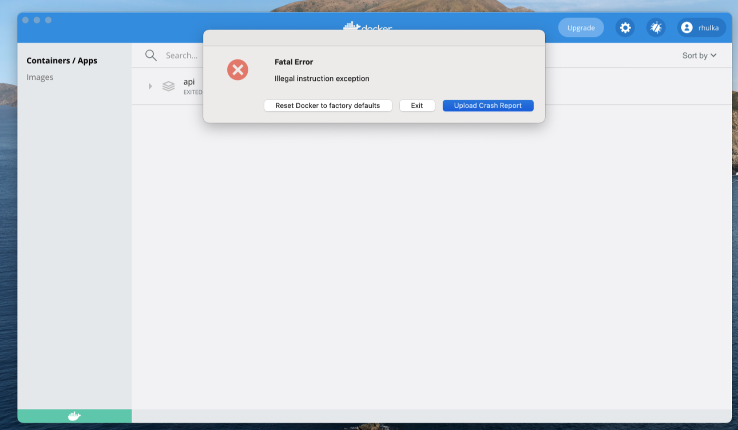 Docker Desktop For Mac Illegal Instruction Exception On Startup · Issue 5459 · Dockerfor Mac