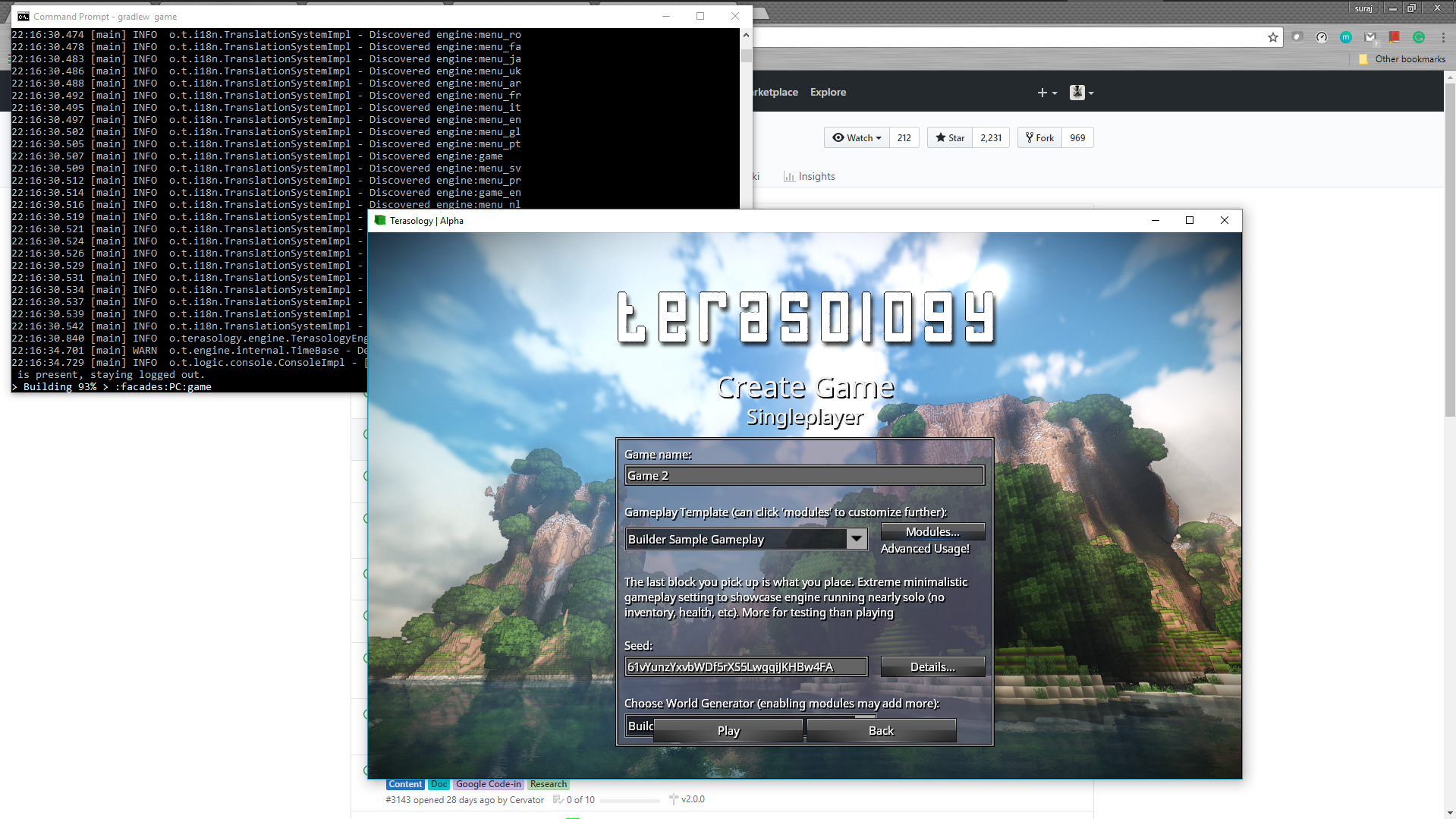 Layout overlapping! · Issue #3182 · MovingBlocks/Terasology · GitHub
