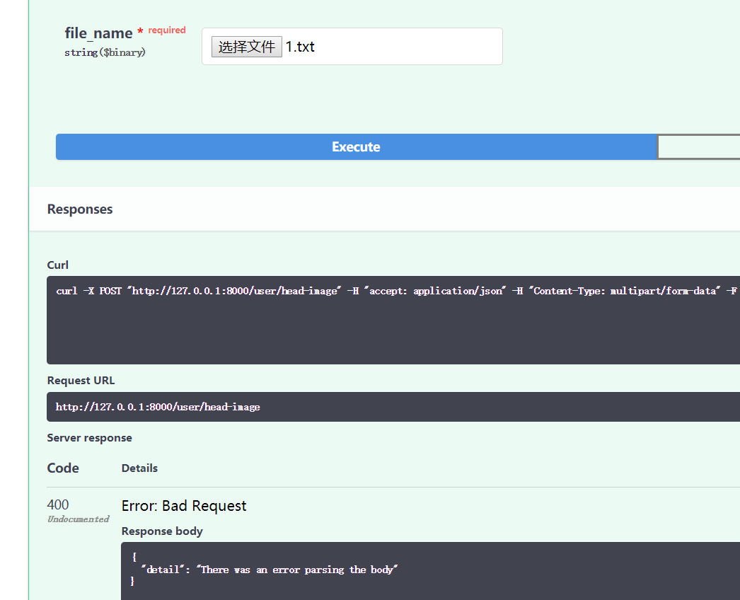 can not upload files · Issue #405 · fastapi/fastapi · GitHub