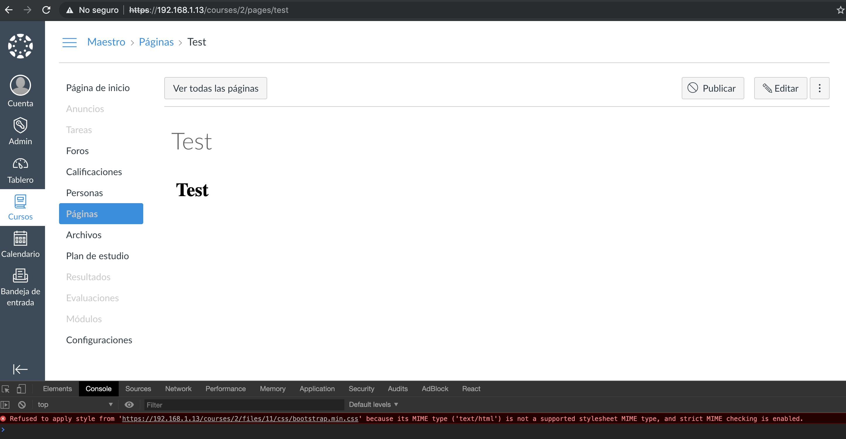iFrame not loading css files MIME Type problem · Issue #1443 · instructure/canvas-lms · GitHub