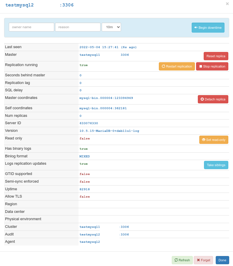 Hostnames are not displayed in cluster web view · Issue #1444 · openark/orchestrator · GitHub
