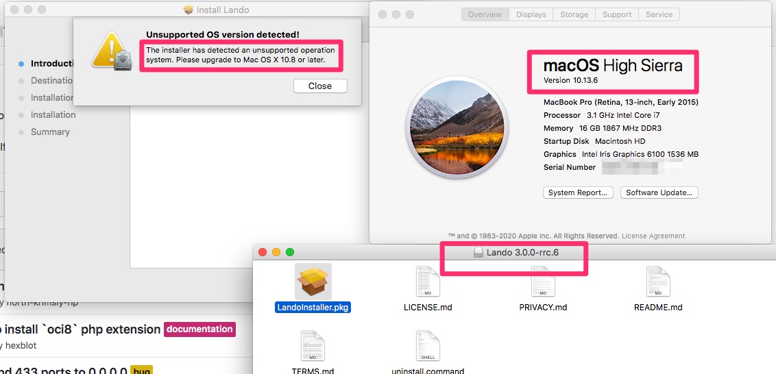 LandoInstaller.pkg error "OS X 10.8 or later" is outdated · Issue #2203 ...