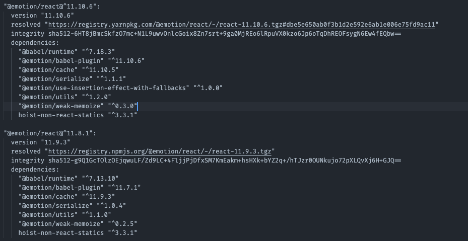 Emotion React Version · Issue 5658 · Jedwatson React Select · Github