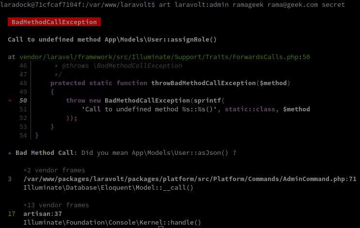 Gagal Membuat User Admin · Issue 70 · Laravolt Laravolt · Github