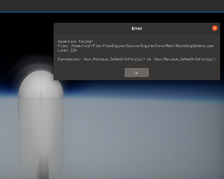 Exception on physics collision · Issue #648 · FlaxEngine/FlaxEngine · GitHub