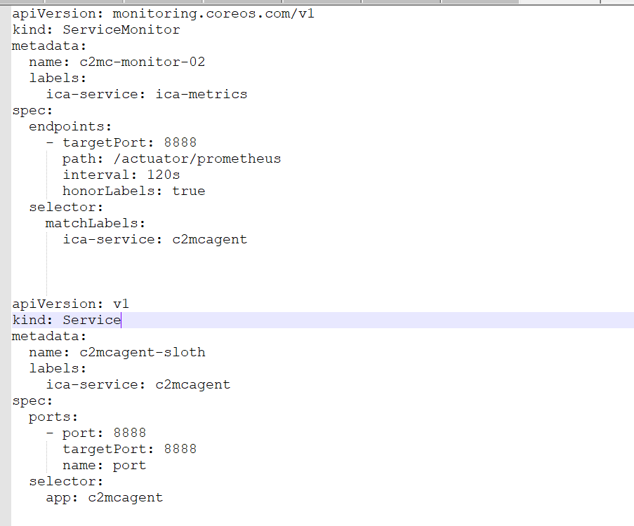 Servicemonitor Could Not Find Target Service After Configuration · Issue 5182 · Prometheus