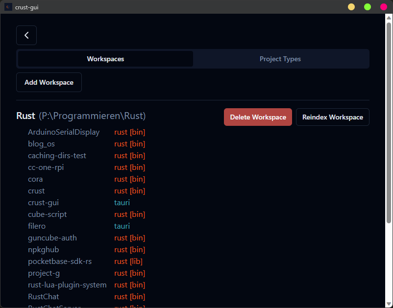GitHub - CubesCoders/crust-gui: Project manager written in rust