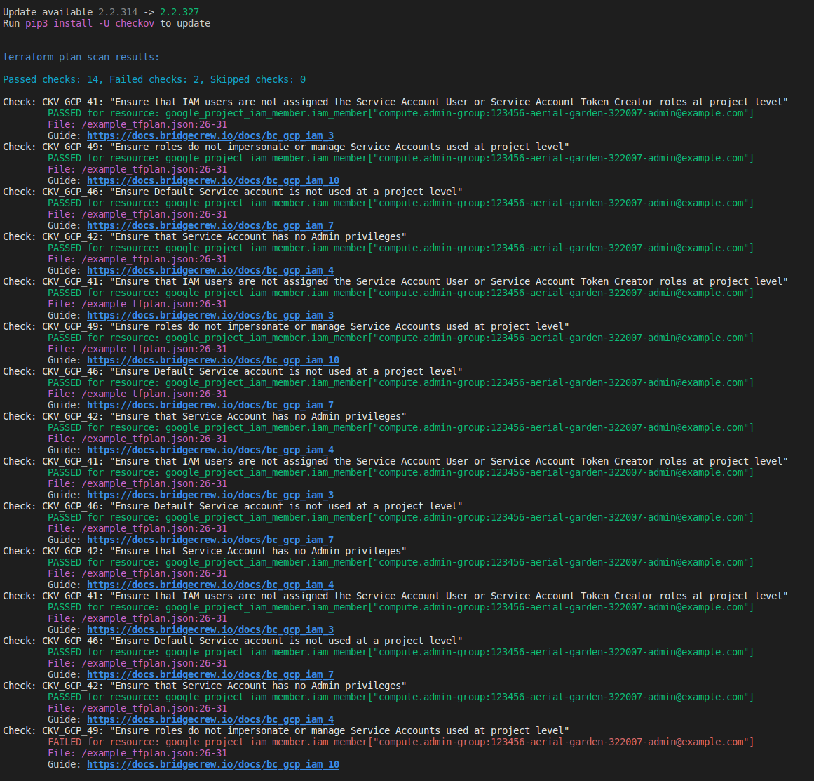 Checkov's output shows wrong resource; include possible solution · Issue #4399 · bridgecrewio ...