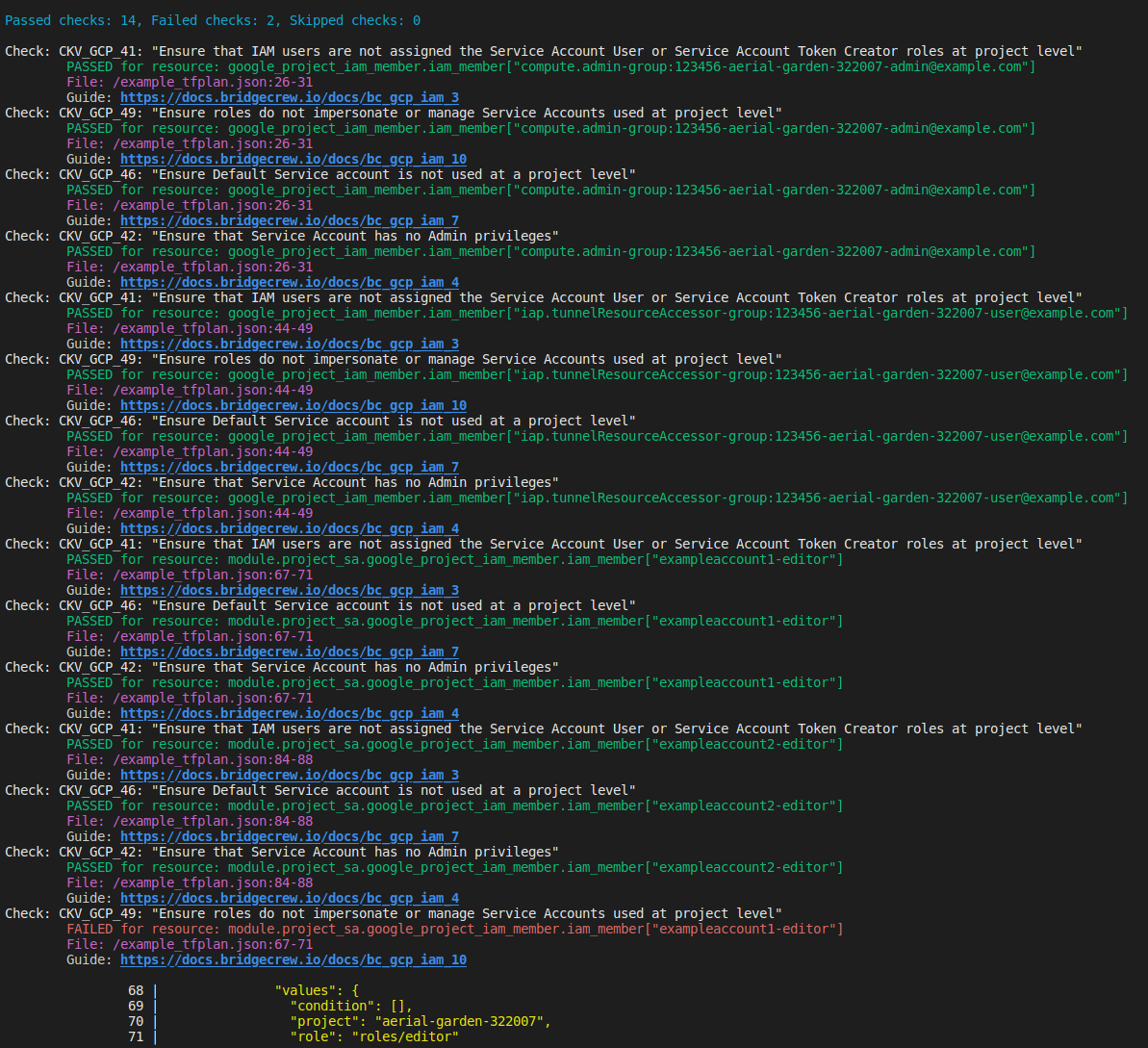 Checkov's output shows wrong resource; include possible solution · Issue #4399 · bridgecrewio ...