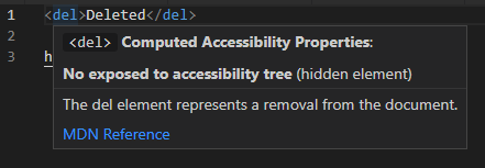 Incorrect accessibility computation of `del` · Issue #795 · markuplint/markuplint · GitHub