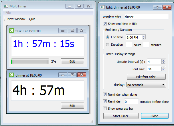 GitHub - skronstein/MultiTimer: Show multiple timers in one window.