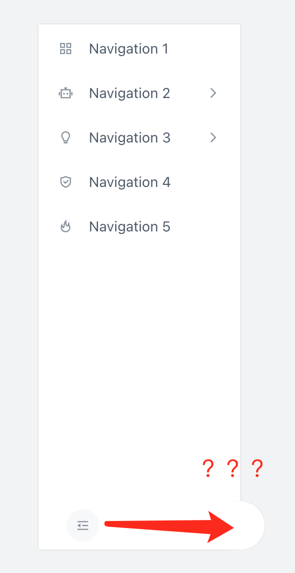 Error position of collapse-button in Menu with pop mode · Issue #1321 ...
