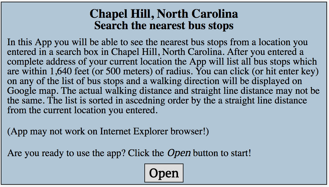 GitHub - tsehayegh/nearest-bus-stops