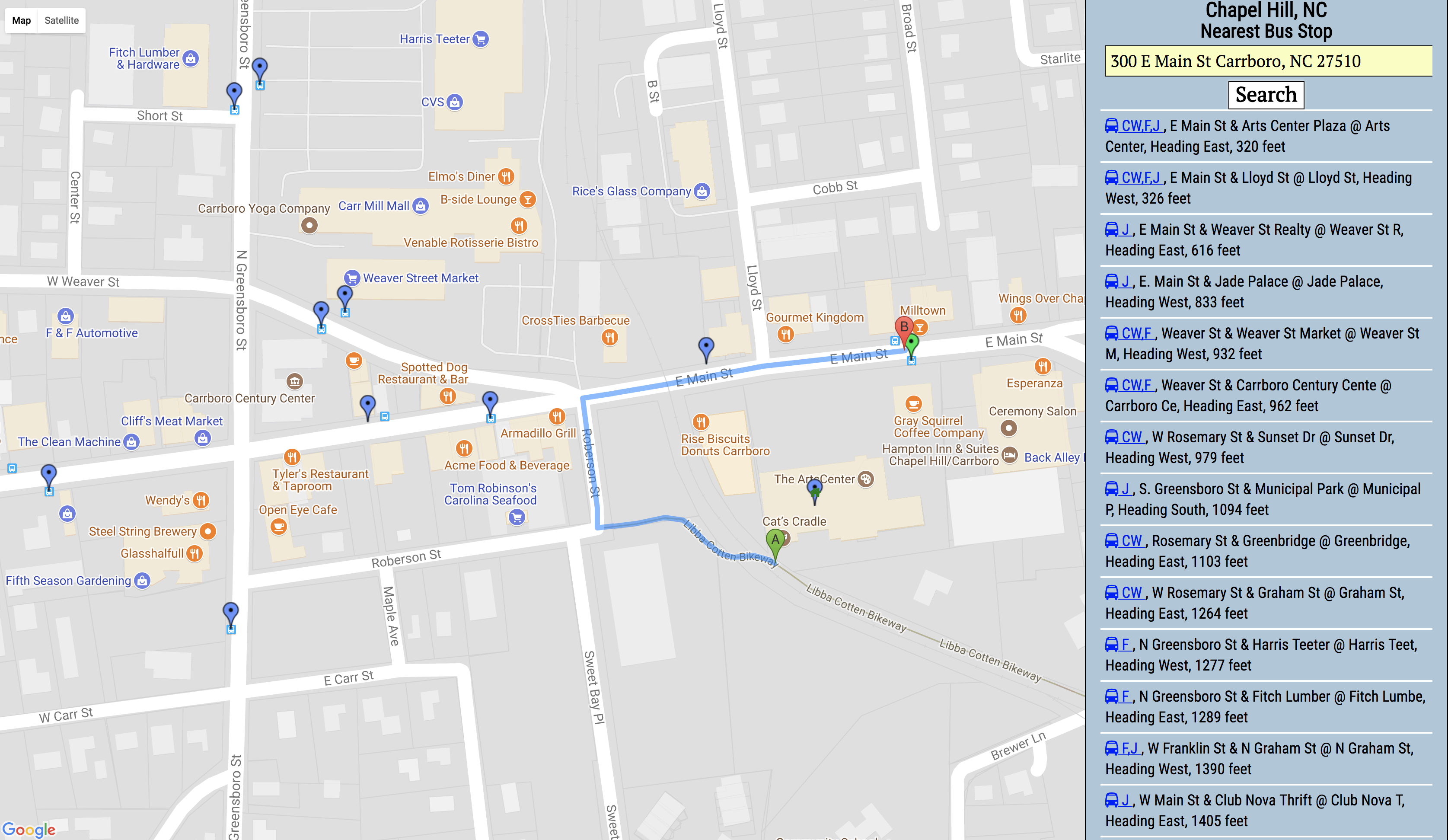 GitHub - tsehayegh/nearest-bus-stops