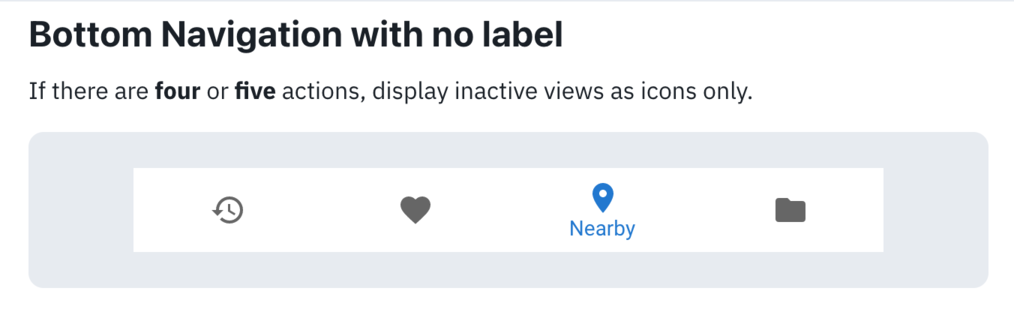 [BottomNavigation] Action icon is not vertically aligned when it's inactive (no-label) · Issue ...