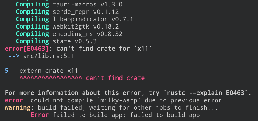 Unable to build on Linux with X11 · Issue #4 · hugoattal/milky-warp · GitHub